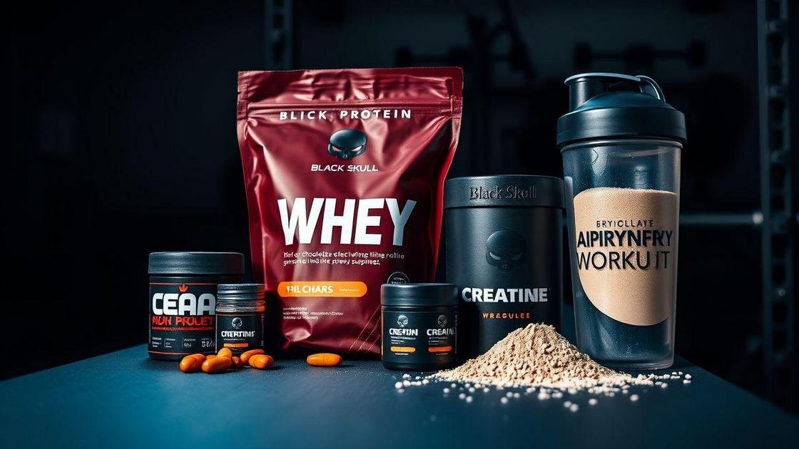 Combo Whey Protein Turbo + Bcaa + Creatina - Black Skull (Chocolate)