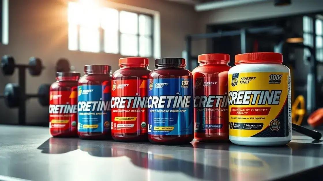 Os 5 melhores suplementos de creatina para otimizar seus treinos